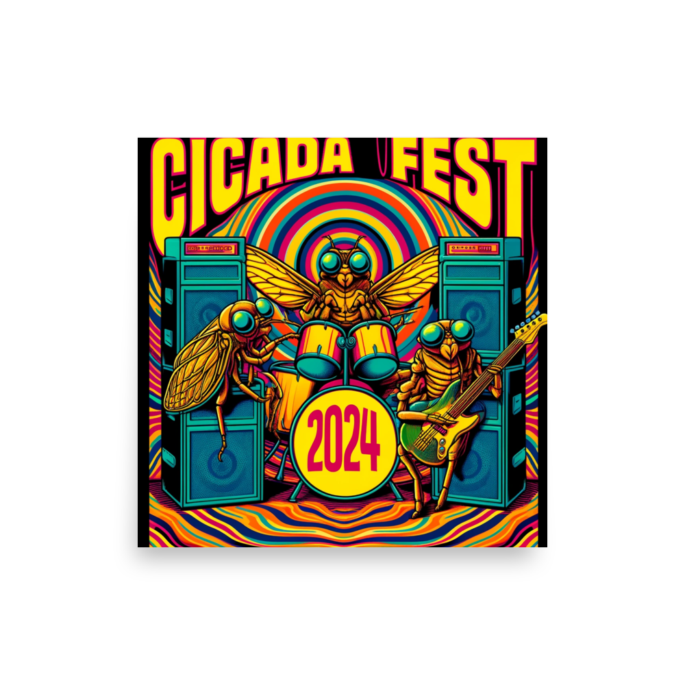 Cicada Fest Poster – Amish Fruitcake